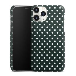 DeinDesign iPhone 11 Pro Handy Premium Case Smartphone Handyh&uuml;lle Schutzh&uuml;lle gl&auml;nzend Points Retro Polka Dots Premium Case