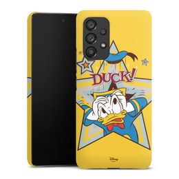 DeinDesign Galaxy A53 5G Handy Premium Case Smartphone Handyh&uuml;lle Schutzh&uuml;lle gl&auml;nzend Disney Official Licensed Product Donald Duck Premium Case