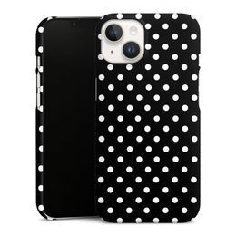 DeinDesign iPhone 14 Handy Premium Case Smartphone Handyh&uuml;lle Schutzh&uuml;lle matt Retro Points Polka Dots Premium Case