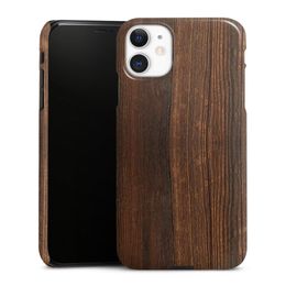 DeinDesign iPhone 11 Handy Premium Case Smartphone Handyh&uuml;lle Schutzh&uuml;lle gl&auml;nzend Nut Tree Wood Wooden Look Premium Case