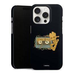 DeinDesign iPhone 15 Pro Handy Premium Case Smartphone Handyh&uuml;lle Schutzh&uuml;lle matt Guardians Of The Galaxy Groot Marvel Premium Case