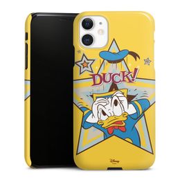 DeinDesign iPhone 11 Handy Premium Case Smartphone Handyh&uuml;lle Schutzh&uuml;lle gl&auml;nzend Disney Official Licensed Product Donald Duck Premium Case