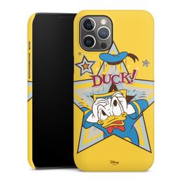 DeinDesign iPhone 12 Pro Max Handy Premium Case Smartphone Handyh&uuml;lle Schutzh&uuml;lle matt Donald Duck Disney Official Licensed Product Premium Case