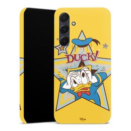 DeinDesign Galaxy A55 5G Handy Premium Case Smartphone Handyh&uuml;lle Schutzh&uuml;lle matt Donald Duck Disney Official Licensed Product Premium Case