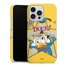 DeinDesign iPhone 13 Pro Handy Premium Case Smartphone Handyh&uuml;lle Schutzh&uuml;lle matt Donald Duck Disney Official Licensed Product Premium Case