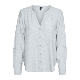 V&eacute;ro Moda Vero Moda Bluse 'VMLinn' Damen Gr&ouml;&szlig;e L hellgrau