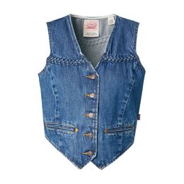 Levi's Levi's Jeansweste 'Braided Vest' Damen Gr&ouml;&szlig;e S blue denim
