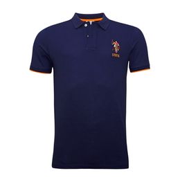 U.S. Polo Assn. Shirt Herren Gr&ouml;&szlig;e XL navy / dunkelorange