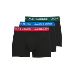 Jack & Jones Jack & Jones Boxershorts 'JACJOE' Herren Gr&ouml;&szlig;e L blau / dunkelgr&uuml;n / himbeer / schwarz