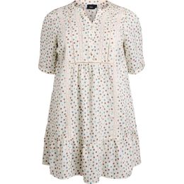 ZIZZI Shirt Dress 'Mgitte' female White size XXXL