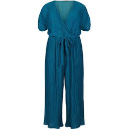 ZIZZI Jumpsuit 'Malise' Damen Gr&ouml;&szlig;e 9XL/10XL cyanblau