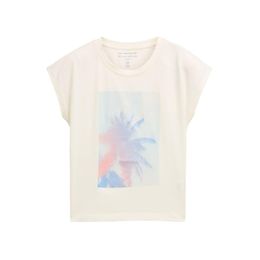 Tom Tailor T-Shirt M&auml;dchen Gr&ouml;&szlig;e 152 hellblau / flieder / ros&eacute; / wei&szlig;