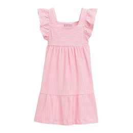 Tom Tailor Kleid Mädchen Größe 128/134 pink / offwhite