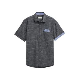 Tom Tailor Hemd Herren Größe XL marine / weiß