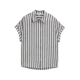 Tom Tailor Bluse Damen Gr&ouml;&szlig;e XXL grau / offwhite
