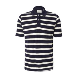 Gant Poloshirt Herren Gr&ouml;&szlig;e L dunkelblau / wei&szlig;