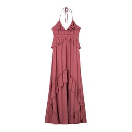 Bershka Kleid Damen Gr&ouml;&szlig;e 36 dunkelrot Winterkleid