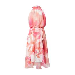 Swing Kleid Damen Größe 34 orange / pfirsich / pink / pastellpink Winterkleid
