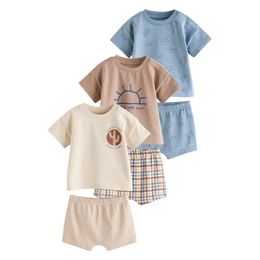 next Set Jungen Gr&ouml;&szlig;e 80 beige / hellblau / hellbraun