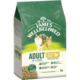 James Wellbeloved Trockenfutter Katze Adult, Truthahn 4 kg
