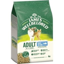 James Wellbeloved Trockenfutter Katze Adult, Fisch 4 kg