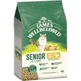 James Wellbeloved Trockenfutter Katze Senior, Truthahn 4 kg