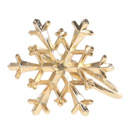Chic Antique Serviettenring mit Schneeflocke skandinavische Deko Online Shop