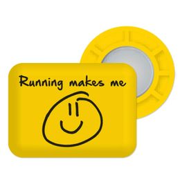 BibBits Race Number Magnets - Running Makes Me Smile