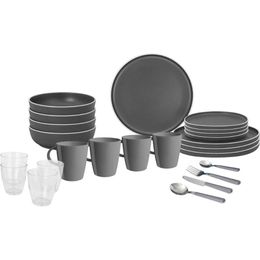 Brunner Geschirrset All Inclusive Dolomit, grau