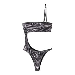 Bershka Swimsuit female Silver size L