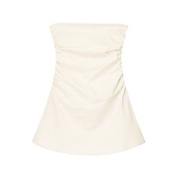 Bershka Kleid Damen Größe 40 beige / ecru Winterkleid