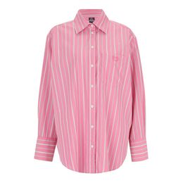 GAP Tall Bluse Damen Gr&ouml;&szlig;e L grau / pink / wei&szlig;
