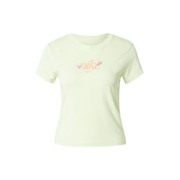 Nike Sportswear T-Shirt 'CHLL' Damen Größe XS pastellgrün / apricot / weiß