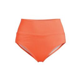 LANDS' END Bikinihose zum Umschlagen, High Waist, f&uuml;r Damen in Plus-Gr&ouml;&szlig;e, Damen, size: plus, Orange, Elasthan/Nylon-Mischung, by Lands' End