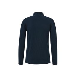 Tchibo - Langarm-Poloshirt - Herren - Gr. M - dunkelblau