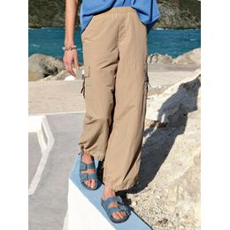 MYBC - Kn&ouml;chellange Relaxed Fit-Hose, beige, Gr. 21