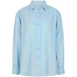 Peter Hahn - Long-Bluse, blau, Gr. 36 / S - Baumwolle