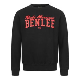 BEN LEE Benlee Sportsweatshirt 'Rinston' Herren Gr&ouml;&szlig;e M hellrot / schwarz