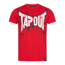 Tapout Shirt 'Splashing' Herren Gr&ouml;&szlig;e L rot / schwarz / wei&szlig;