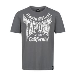Tapout T-Shirt 'Hailly Be' Herren Gr&ouml;&szlig;e XXXL grau / wei&szlig;