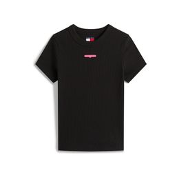 Tommy Jeans T-Shirt Damen Gr&ouml;&szlig;e XL rot / schwarz