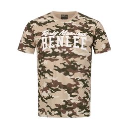 BEN LEE Benlee Funktionsshirt 'Camdden' Herren Gr&ouml;&szlig;e XXXL beige / braun / oliv / wei&szlig;