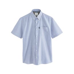 next Hemd Herren Gr&ouml;&szlig;e 6XL blau / wei&szlig;