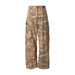 MOUTY Hose Herren Gr&ouml;&szlig;e 34 camel / brokat / gr&uuml;n / khaki