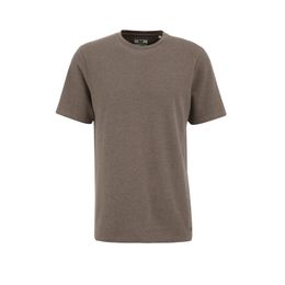 WE Fashion T-Shirt Herren Gr&ouml;&szlig;e XXL braunmeliert