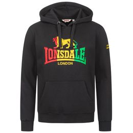 Lonsdale Sweatshirt 'Sounds' Herren Gr&ouml;&szlig;e XL gelb / hellgr&uuml;n / rot / schwarz