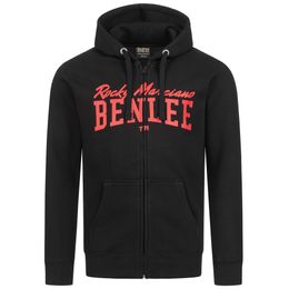 BEN LEE Benlee Sportsweatjacke 'Vitalino' Herren Gr&ouml;&szlig;e L hellrot / schwarz