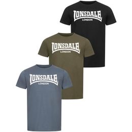 Lonsdale T-Shirt Herren Gr&ouml;&szlig;e XXXL opal / oliv / schwarz