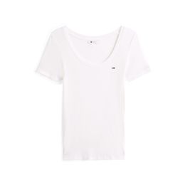 Tommy Jeans T-Shirt 'ESSENTIAL' Damen Gr&ouml;&szlig;e S wei&szlig;