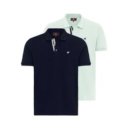 Williot Poloshirt Herren Gr&ouml;&szlig;e XL t&uuml;rkis / dunkelblau